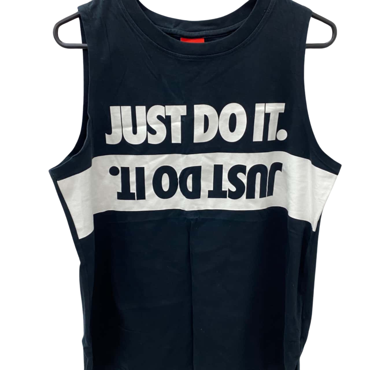 Nike Womens Size L Sleeveless Black / White (s)
