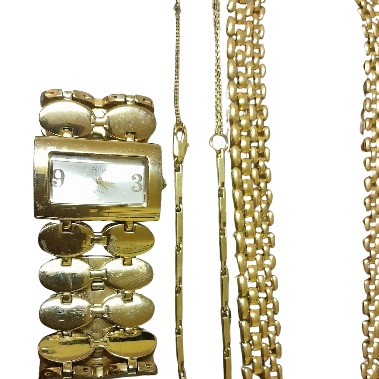 Gold Colour Pallet Jewellery Pack 8 Pieces