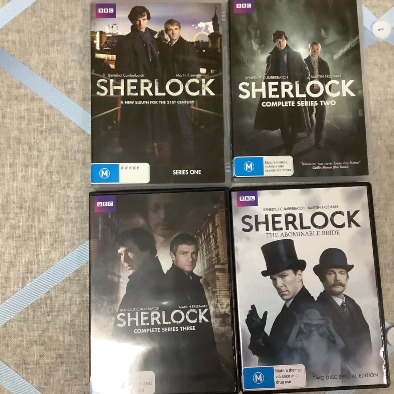 REDUCED****BBCs Hit Series Sherlock plus Feature Length Special(s)
