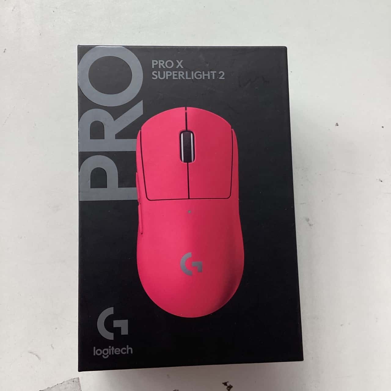 Logitech G pro x superlight 2 wireless gaming mouse in magenta/pink