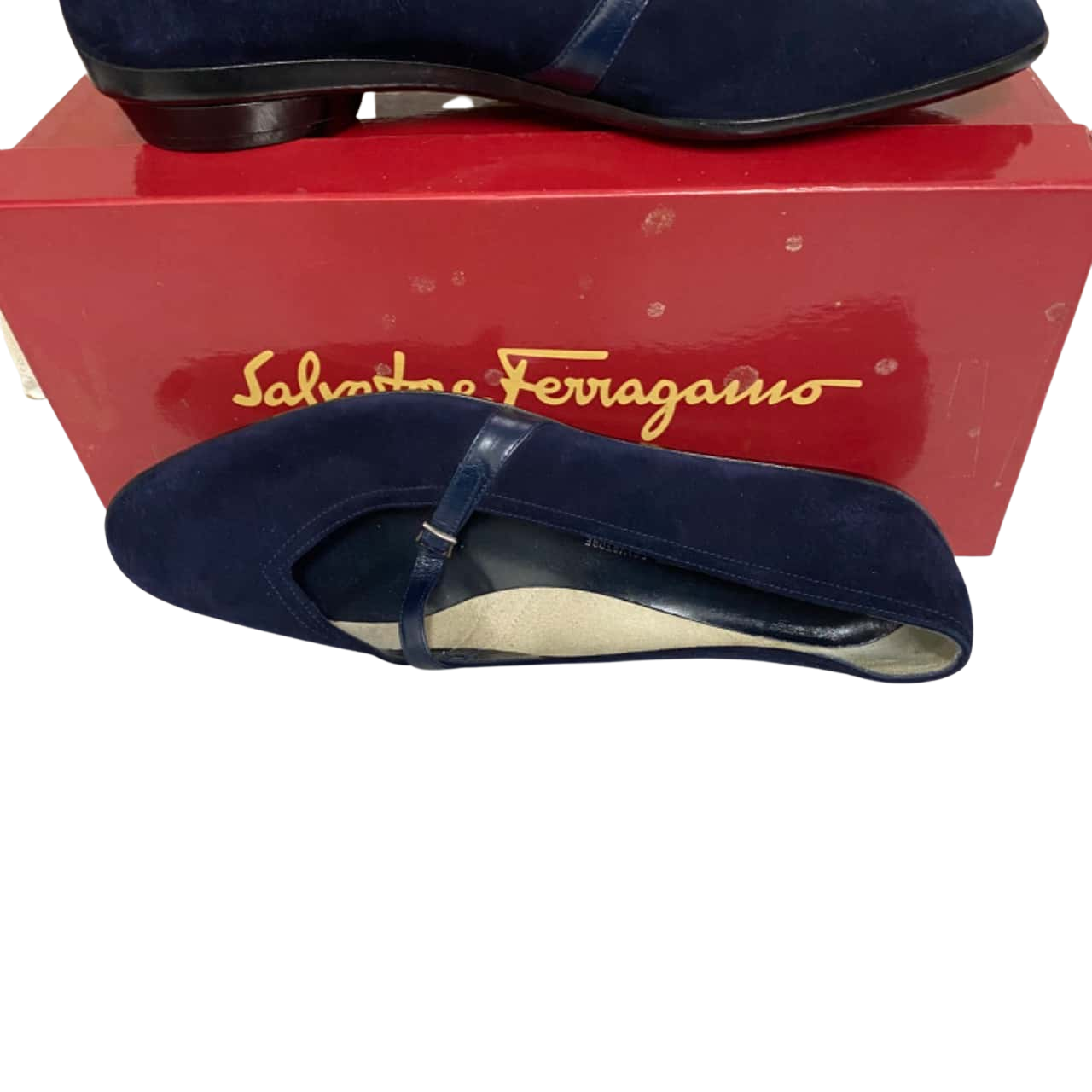 Salvatore Ferragamo Women’s Shoes Size 8.5 Navy Blue (s)
