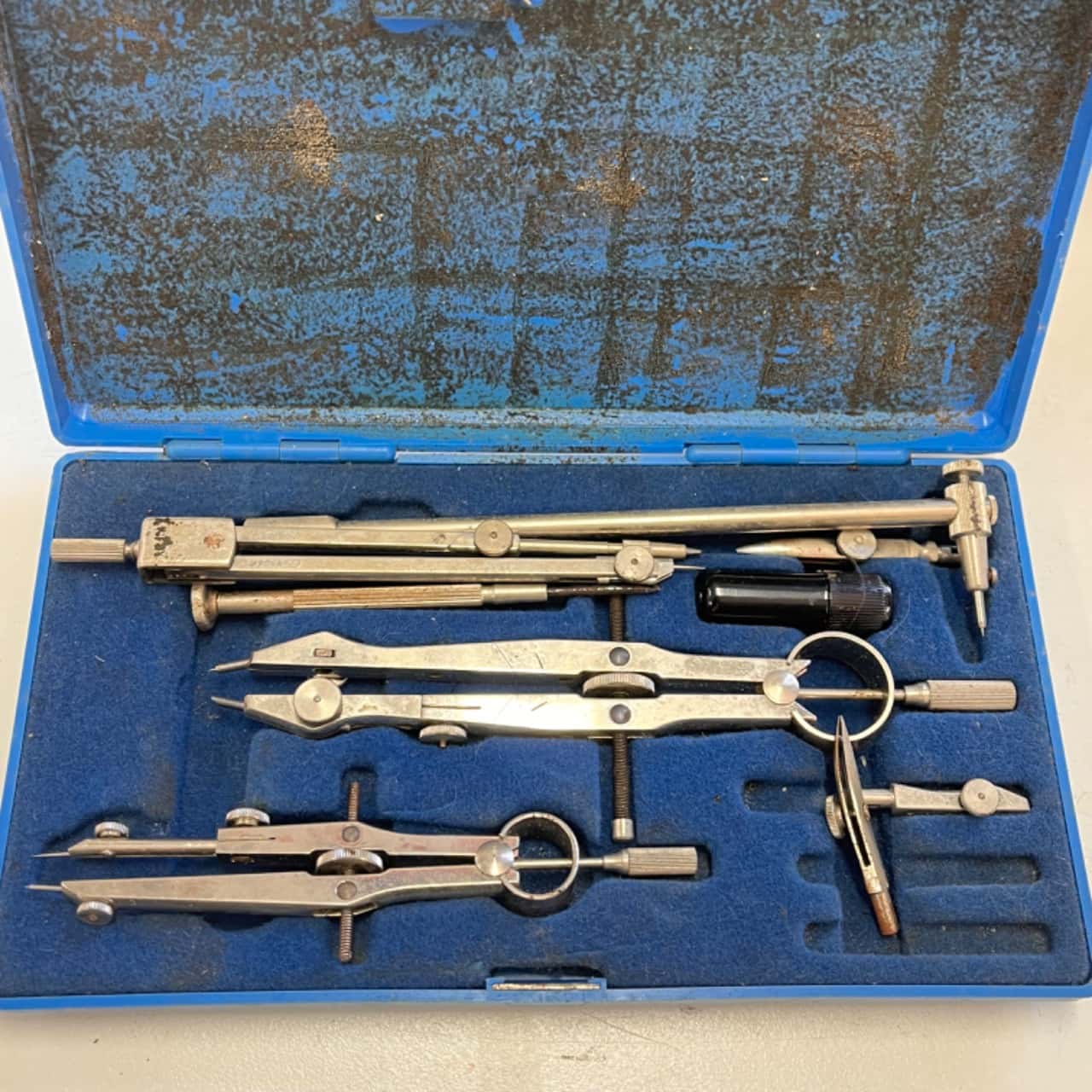 Vintage Germany Staedtler Masterbow Mars Precision Drafting Drawing Set ...