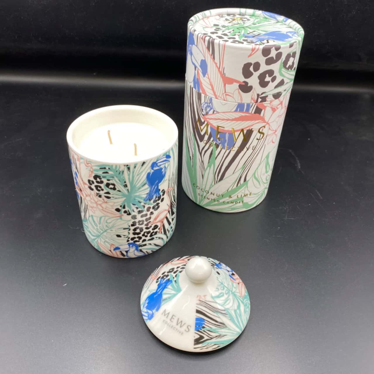 BNWT Mews Double Scented Candle Coconut & Lime Lovely Scent(s)