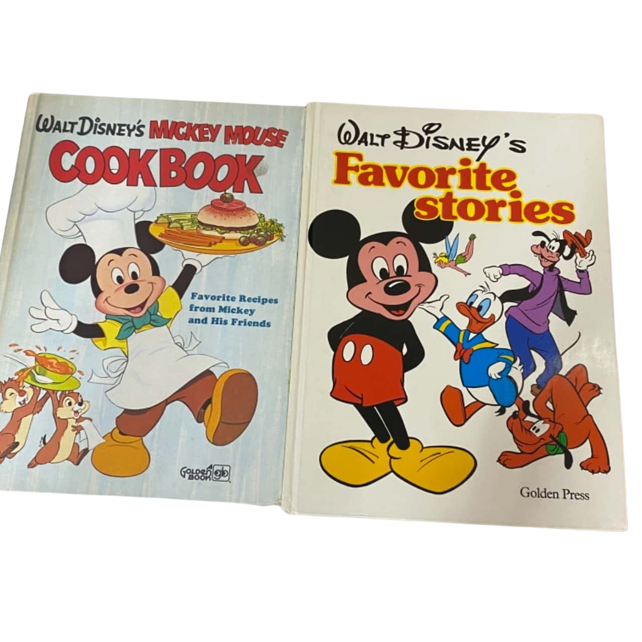 Vintage Walt Disney Mickey Mouse Cook Book And Favorite Stories Book(s)