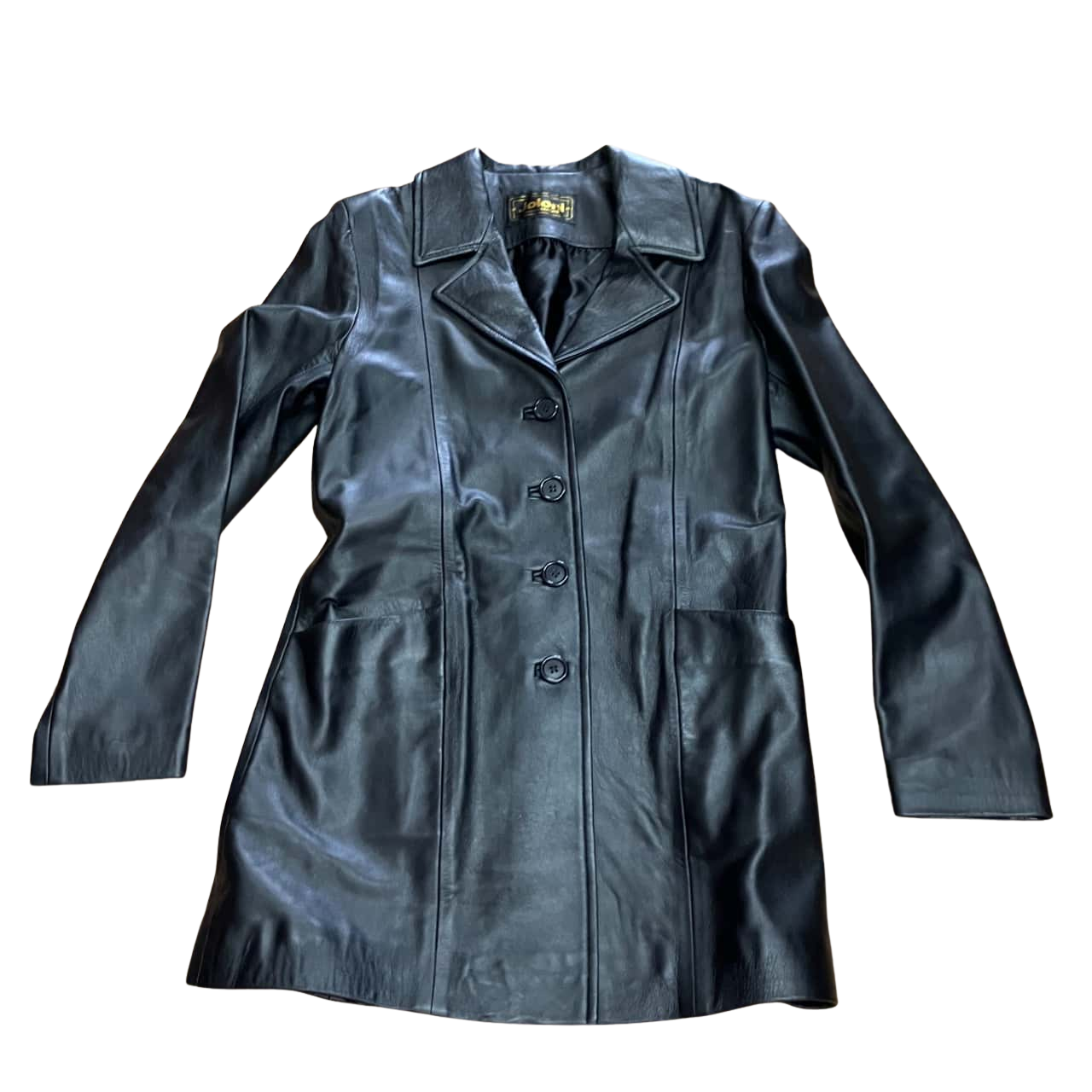 Joloni Size XS Leather Jacket Black