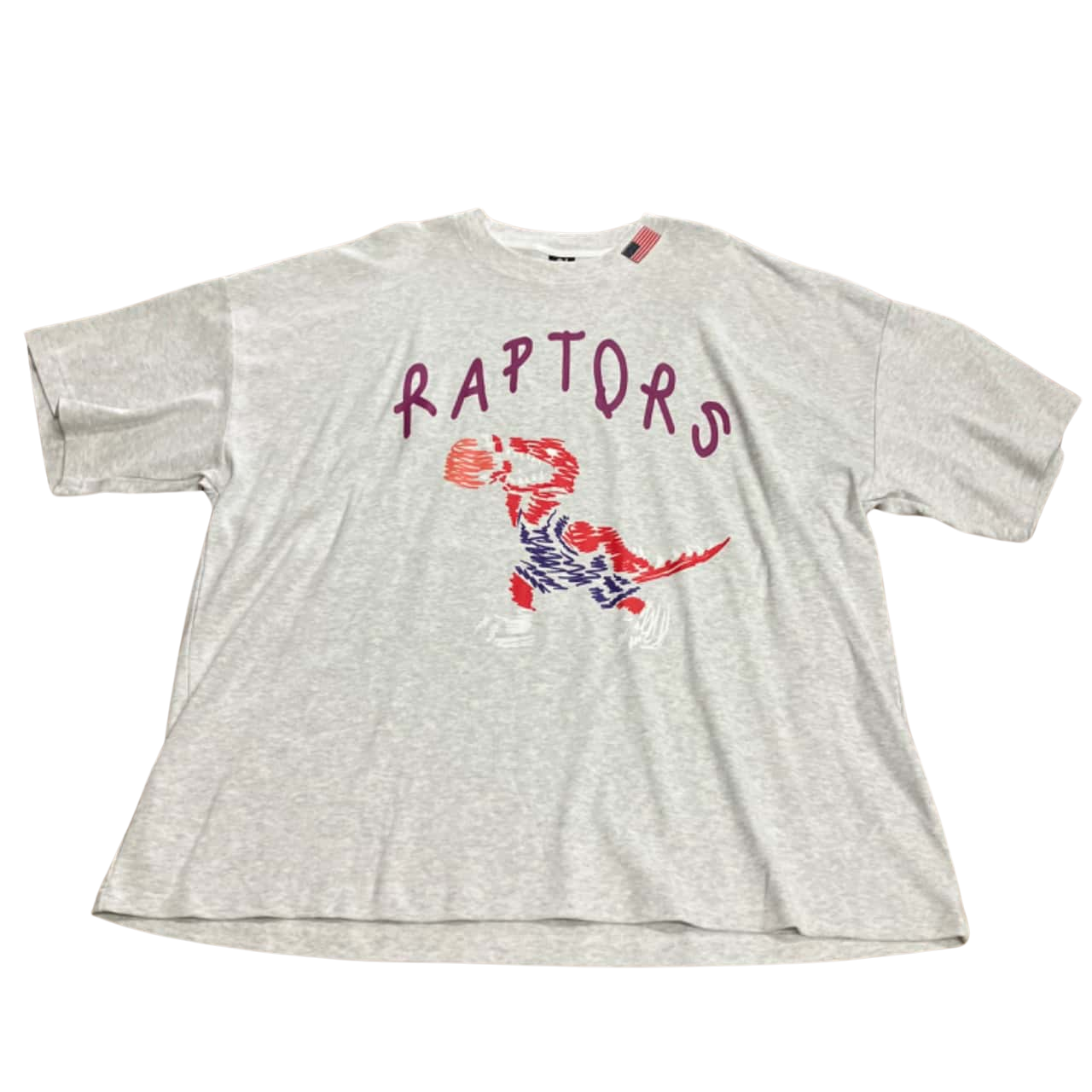 Antoine James Raptors T-shirt Size XXL Grey (s)