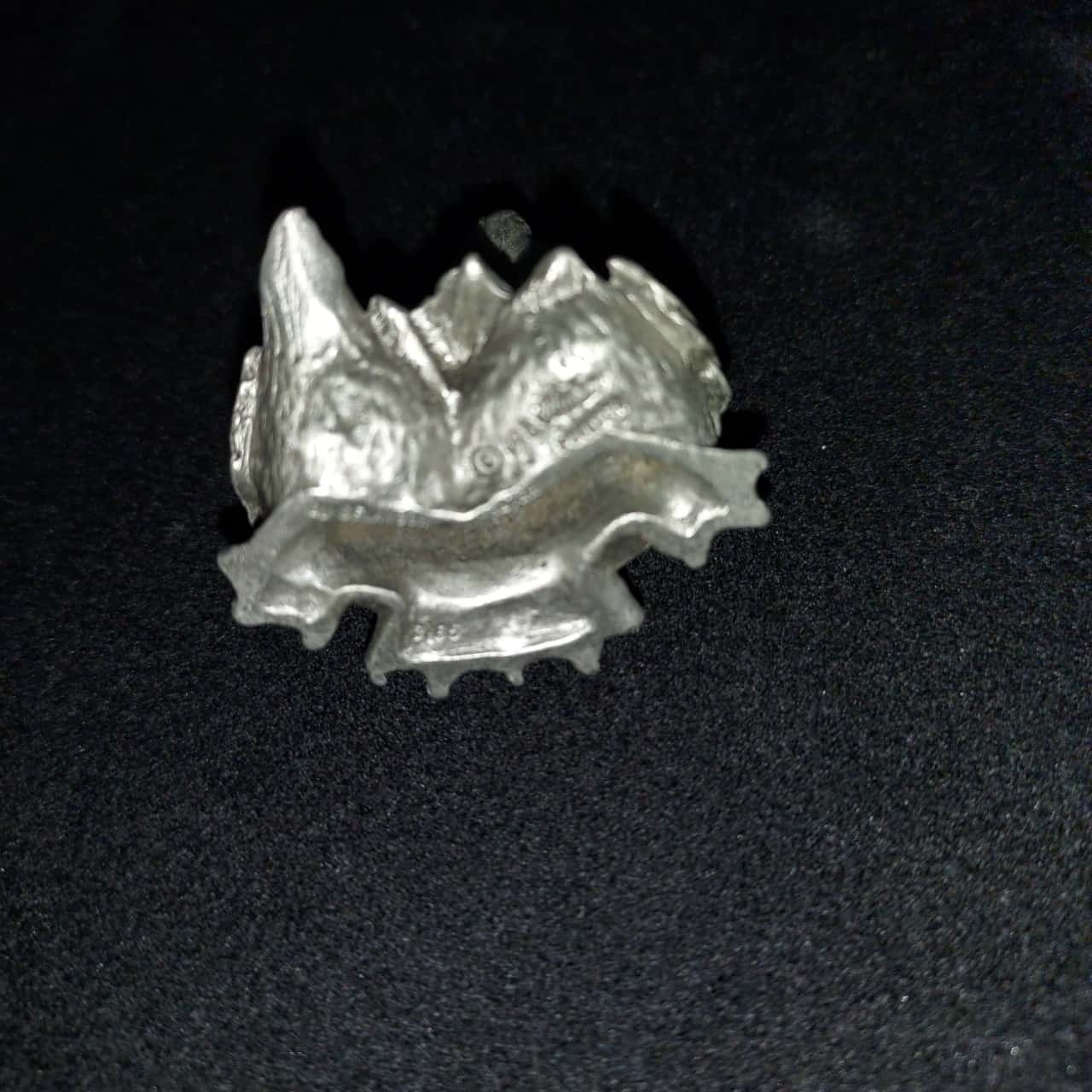 1982 Hudson Fine Pewter by Selangor Pewter 2185 Statue Two Pelican ...