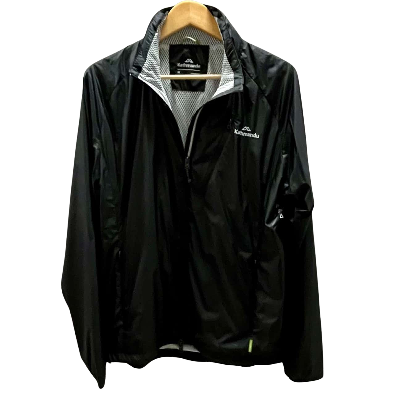Kathmandu Mens Black Jacket with Hood in Collar (s)