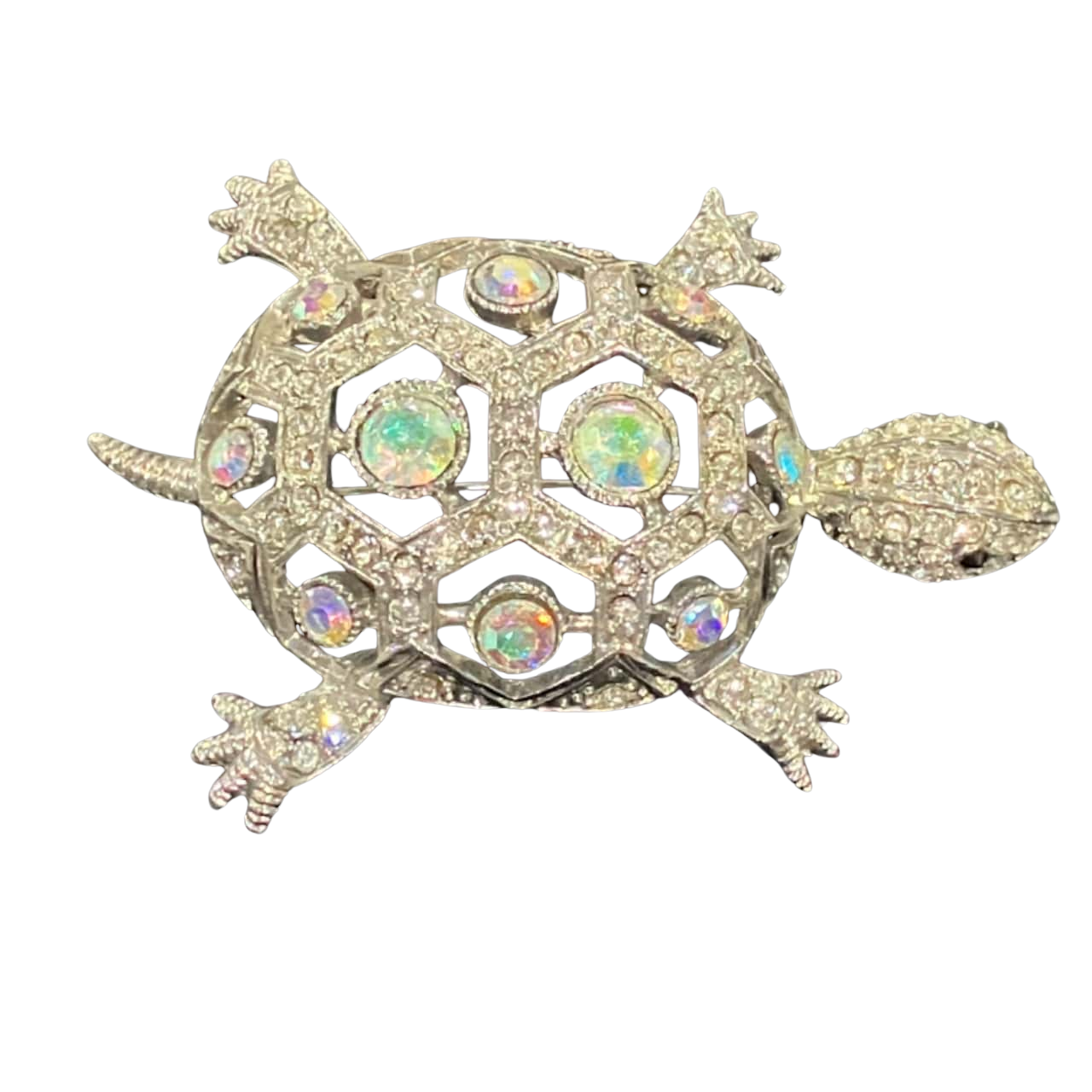 Crystal Turtle Brooch (s)