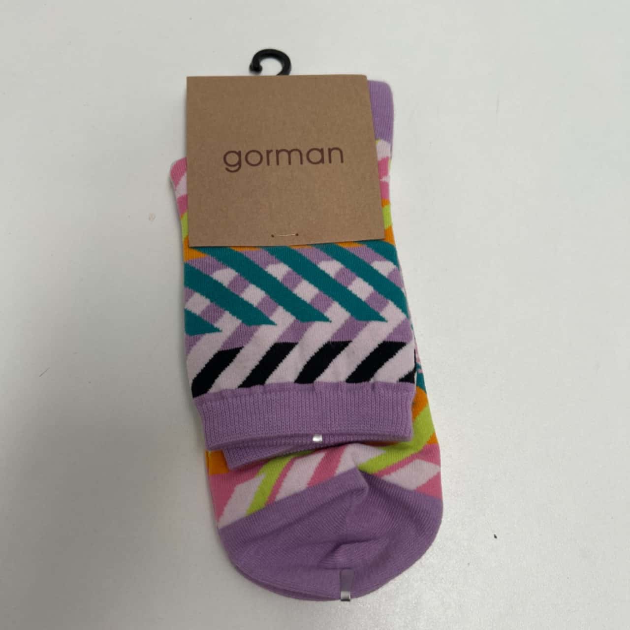 NEW - Gorman Lilac print socks (s)