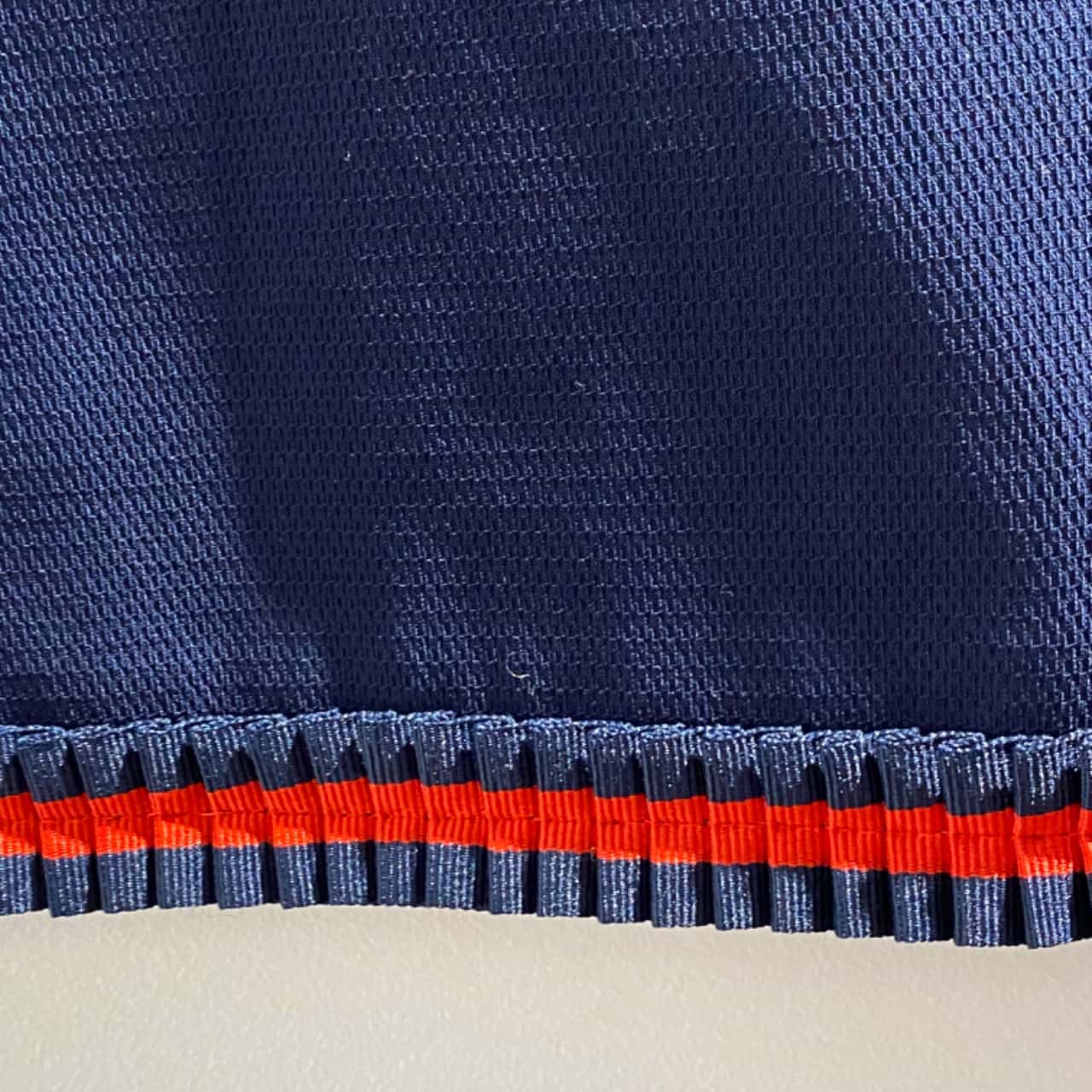 Kids. Navy Blue 2 piece. Jacket and dress. Trimmed with blue and red ...
