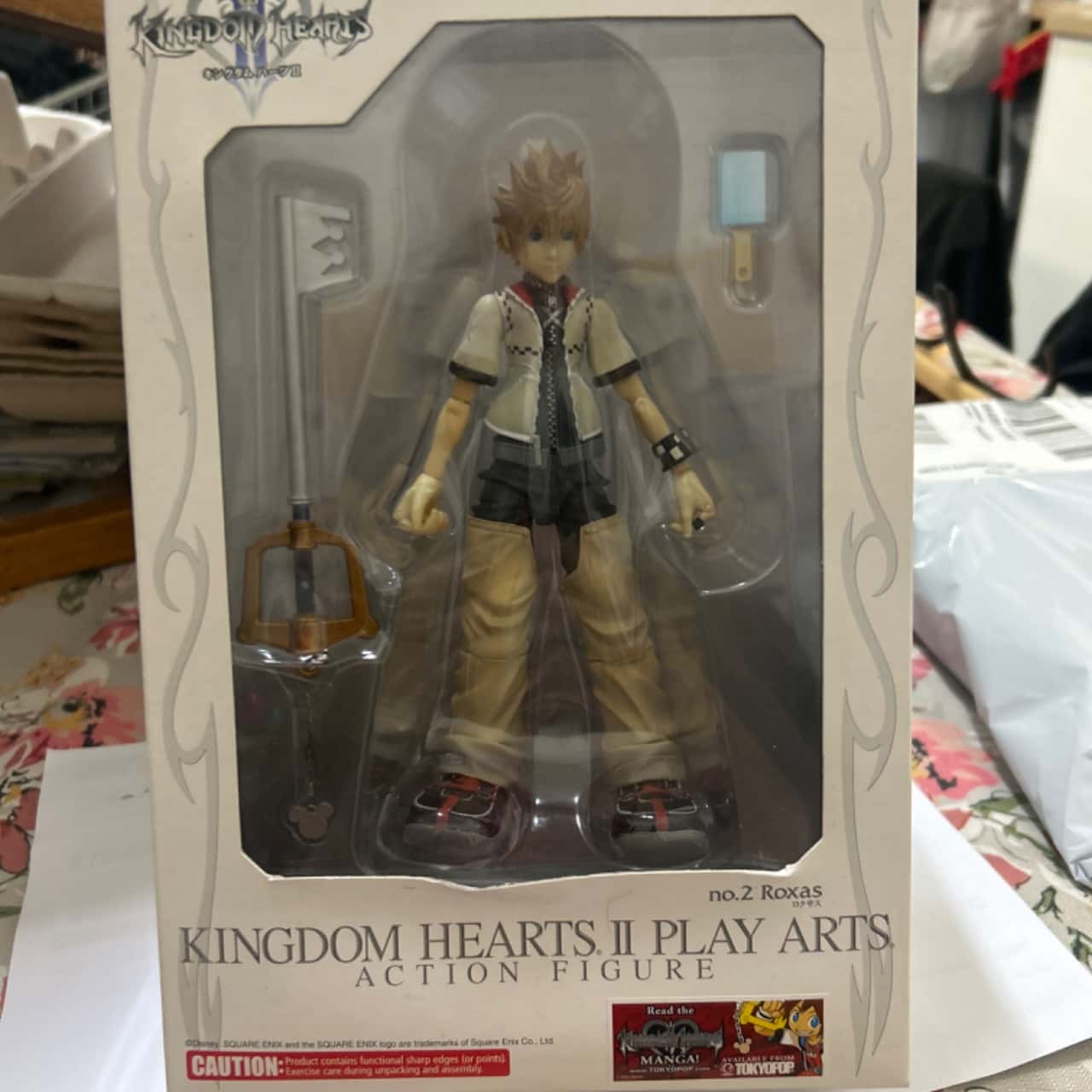 Kingdom Hearts Il Play Arts no.2 Roxas Action Figure Square Enix Toy ...