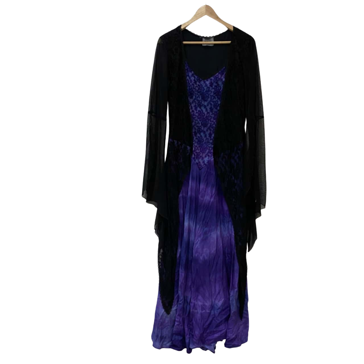 Other Womens Size M Gothic Halloween Costume Witch Long Sleeve / Maxi ...