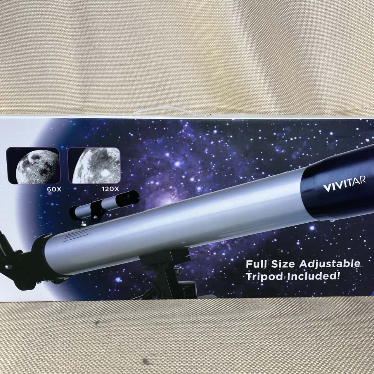 Vivitar Stars & Beyond 60x/120x Refractor Telescope ***Used but in very ...