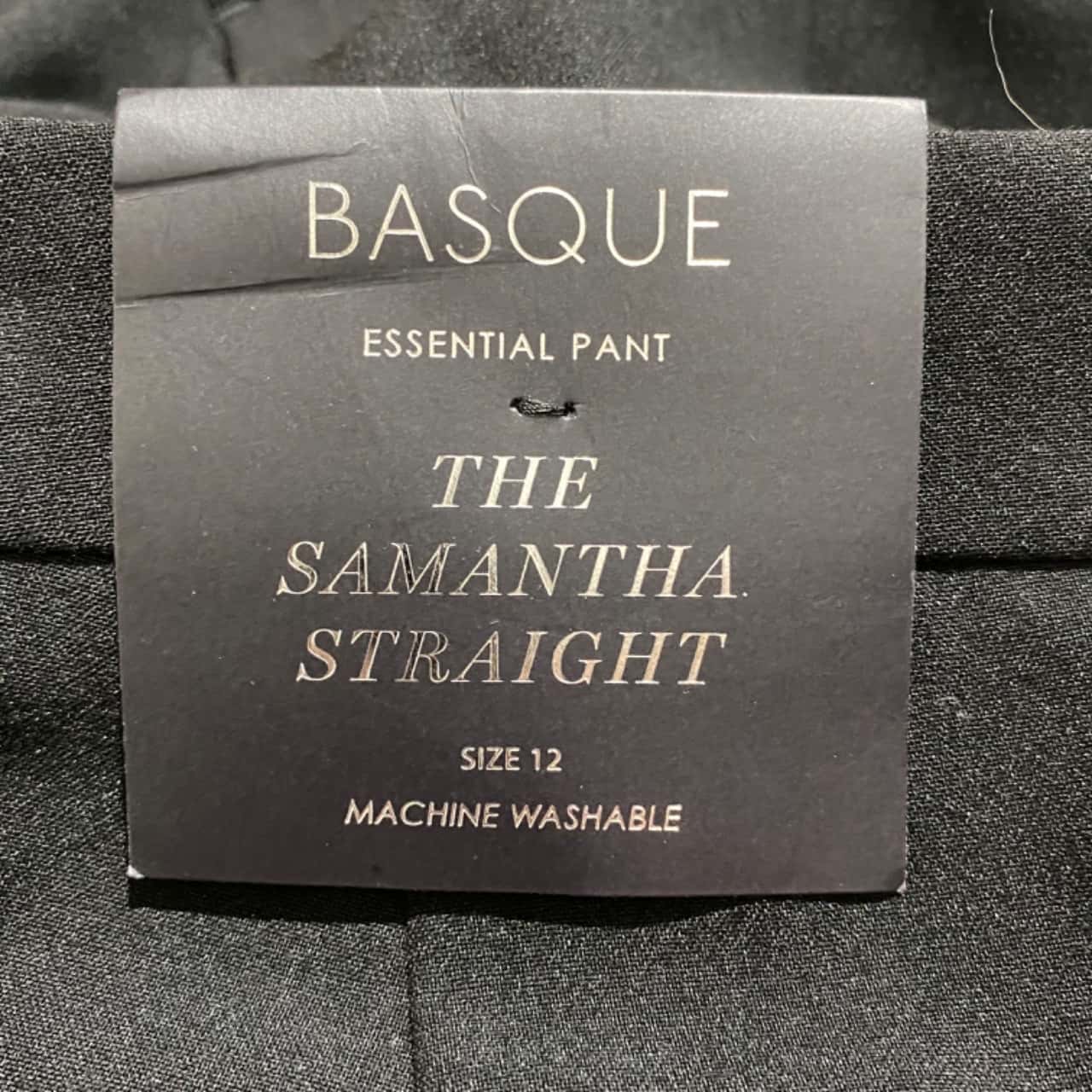 Womens BASQUE Black Business Pants