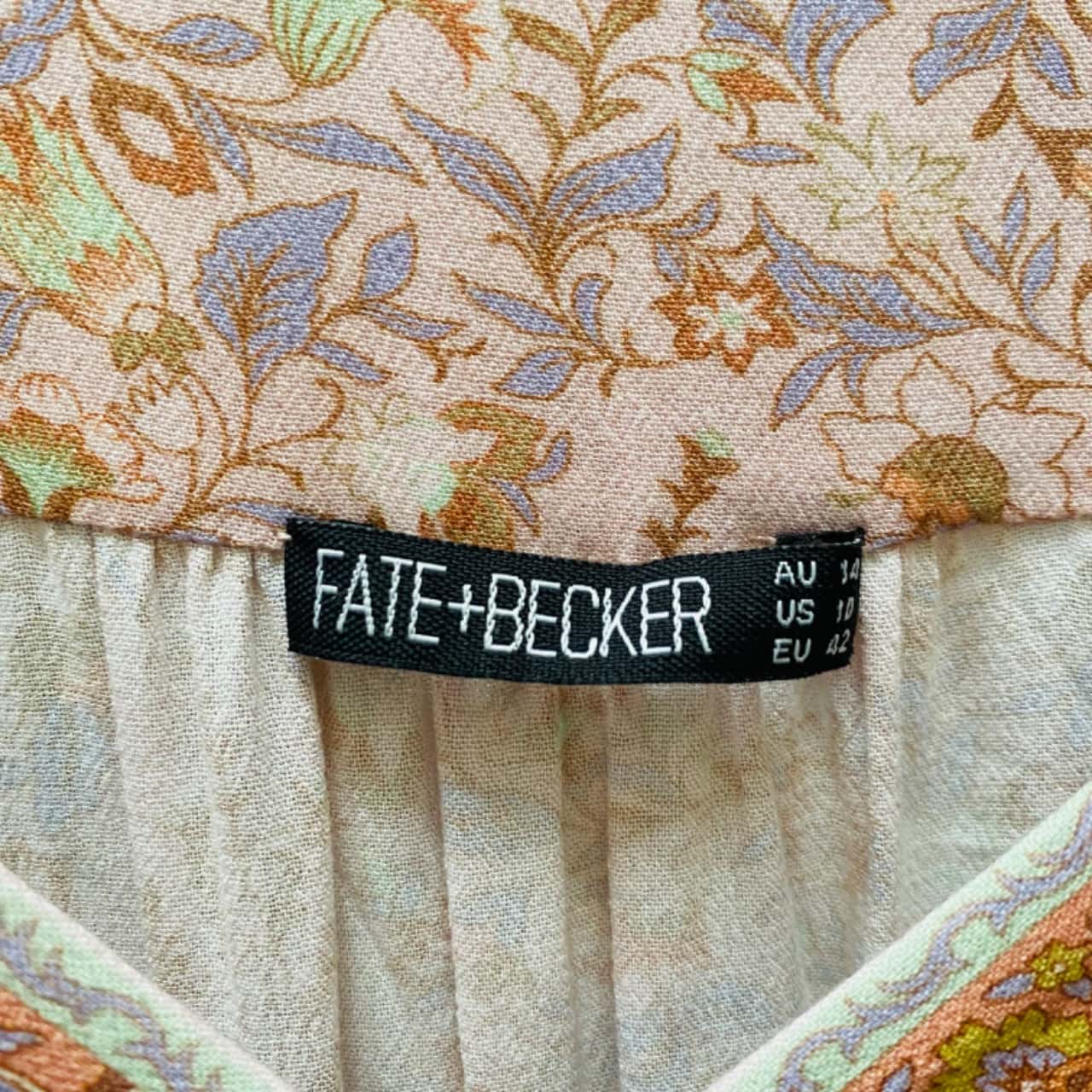 FATE & BECKER Maxi Dress Floral / Pink Size 14(s) - Used As New ...