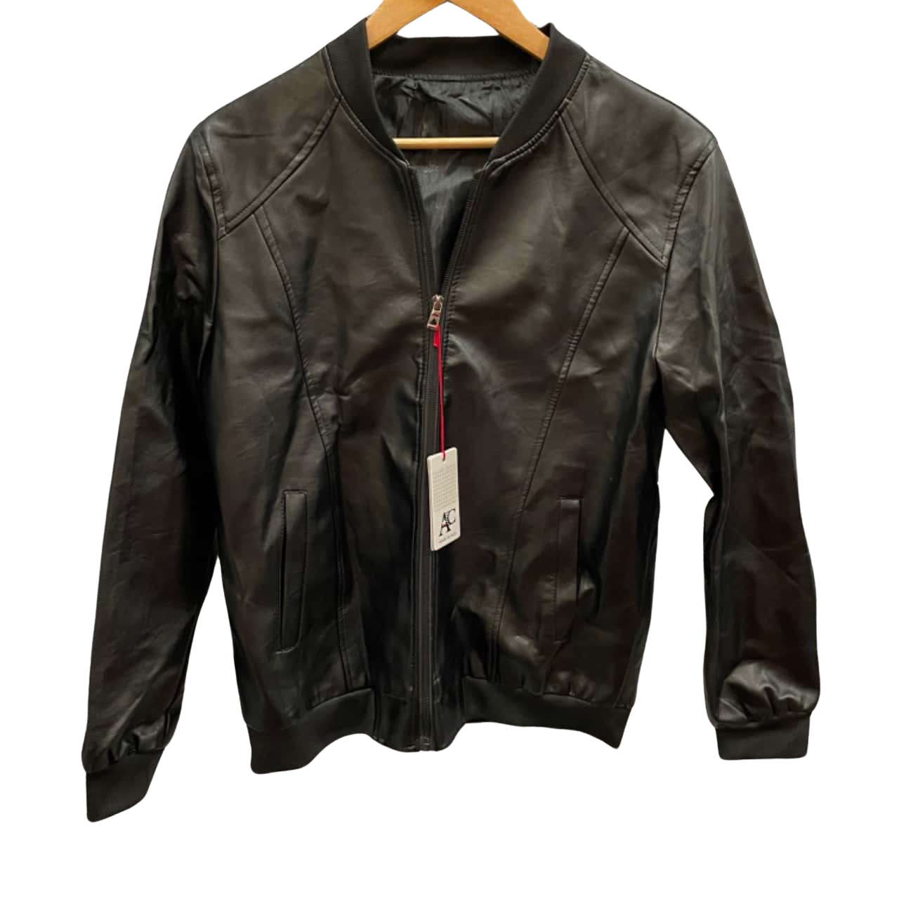 AC Collection Mens Size S Bomber Jacket Black