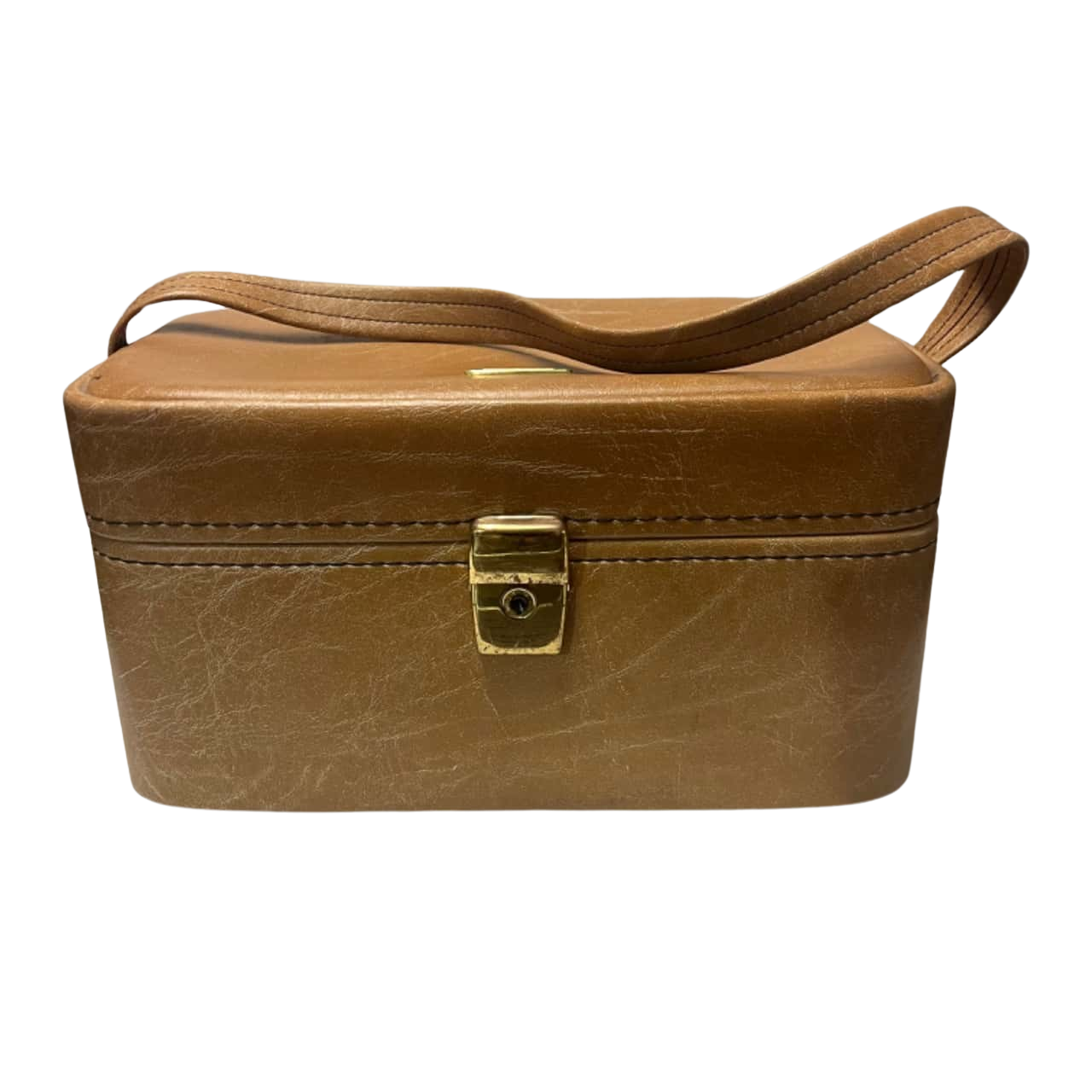 Unisex Brown Paklite vintage travel case