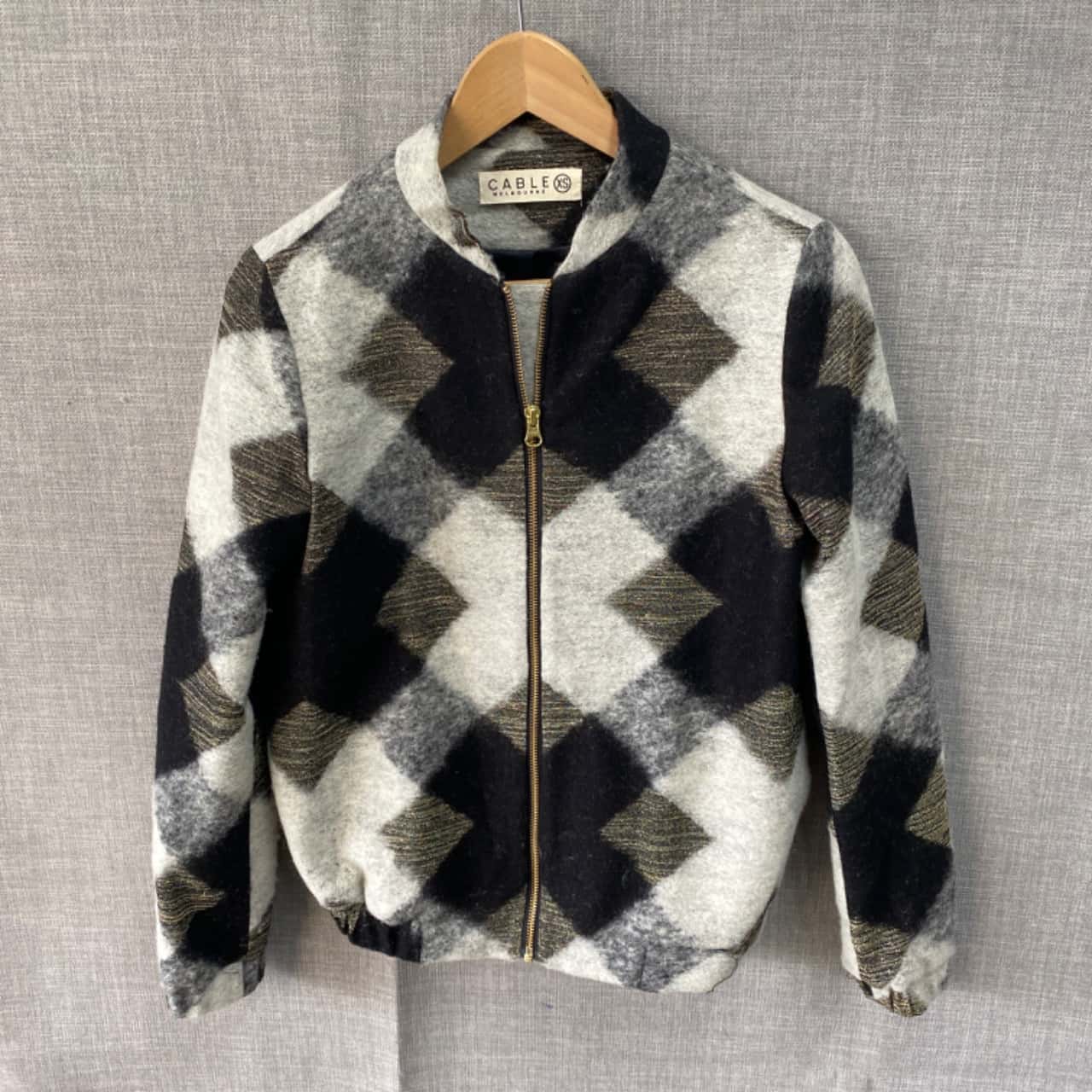 Cable Melbourne Womens Size XS Multicoloured Zip Jacket(s)