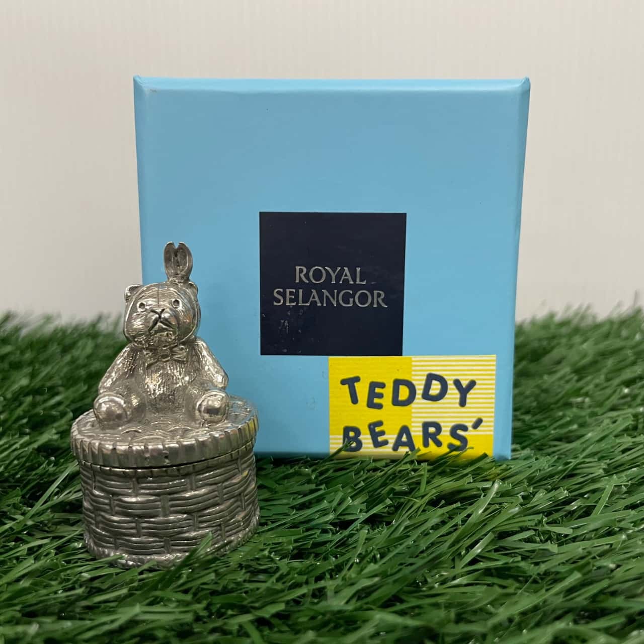 Royal Selangor Pewter Teddy Bears’ Picnic Tooth / Trinket Box(s) - New ...
