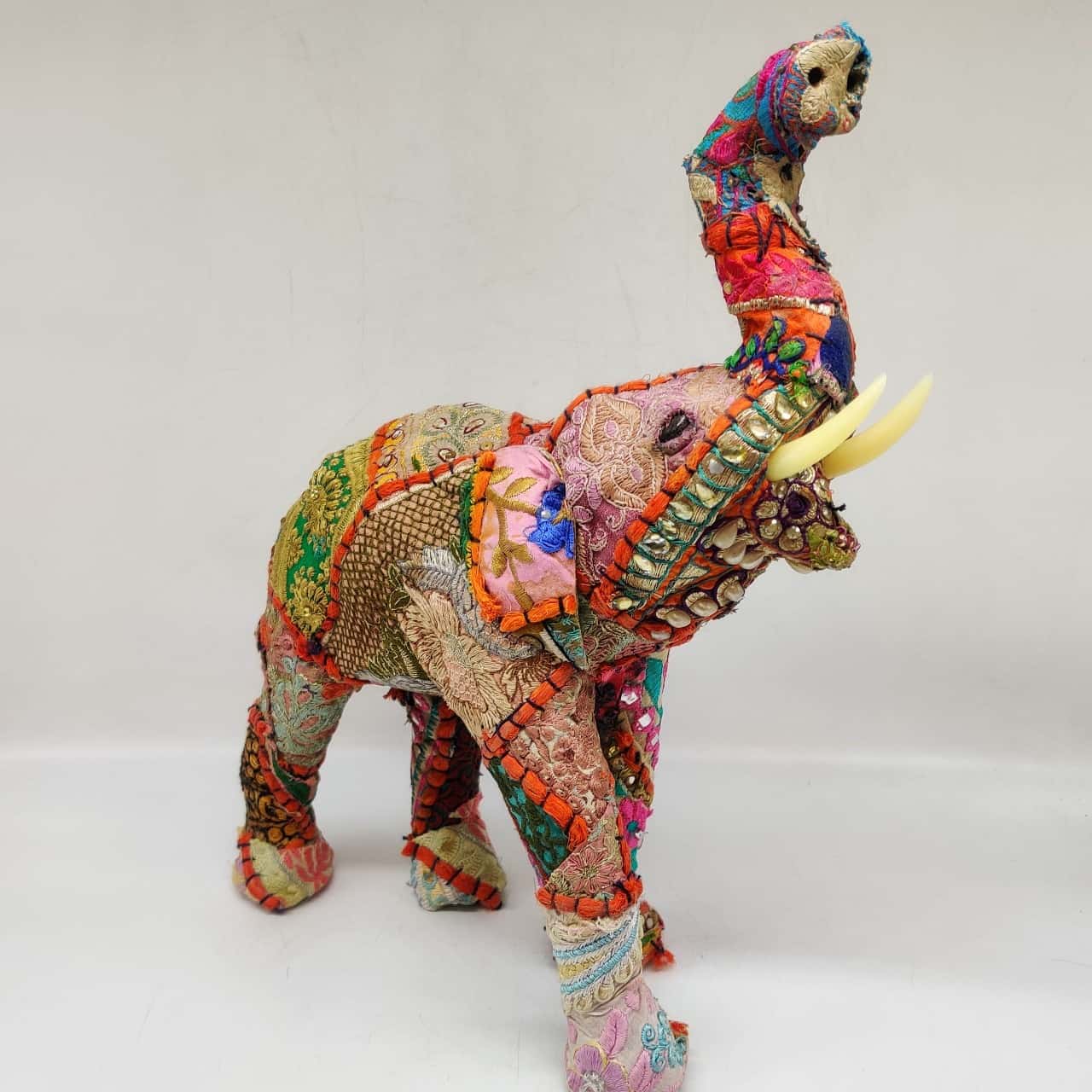 Hand Crafted Embroidered Elephant Made In India-1524474(s)