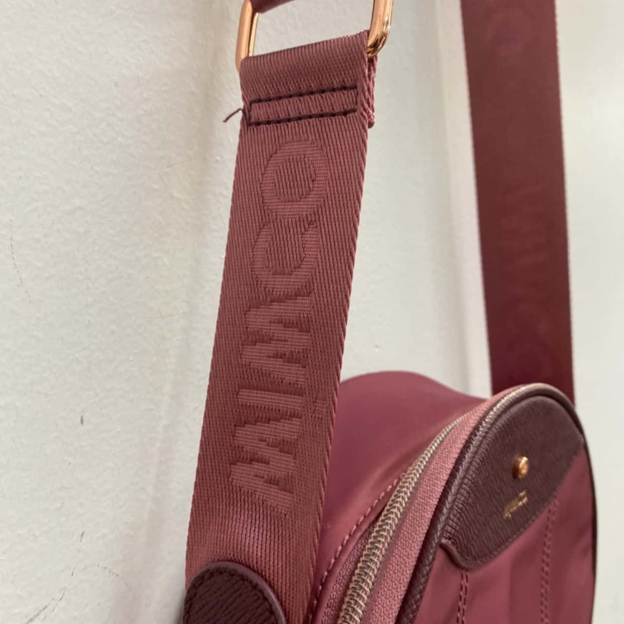 Mimco Womens Cross Body Bag (21X20cm) Dark Pink/Purple (s)