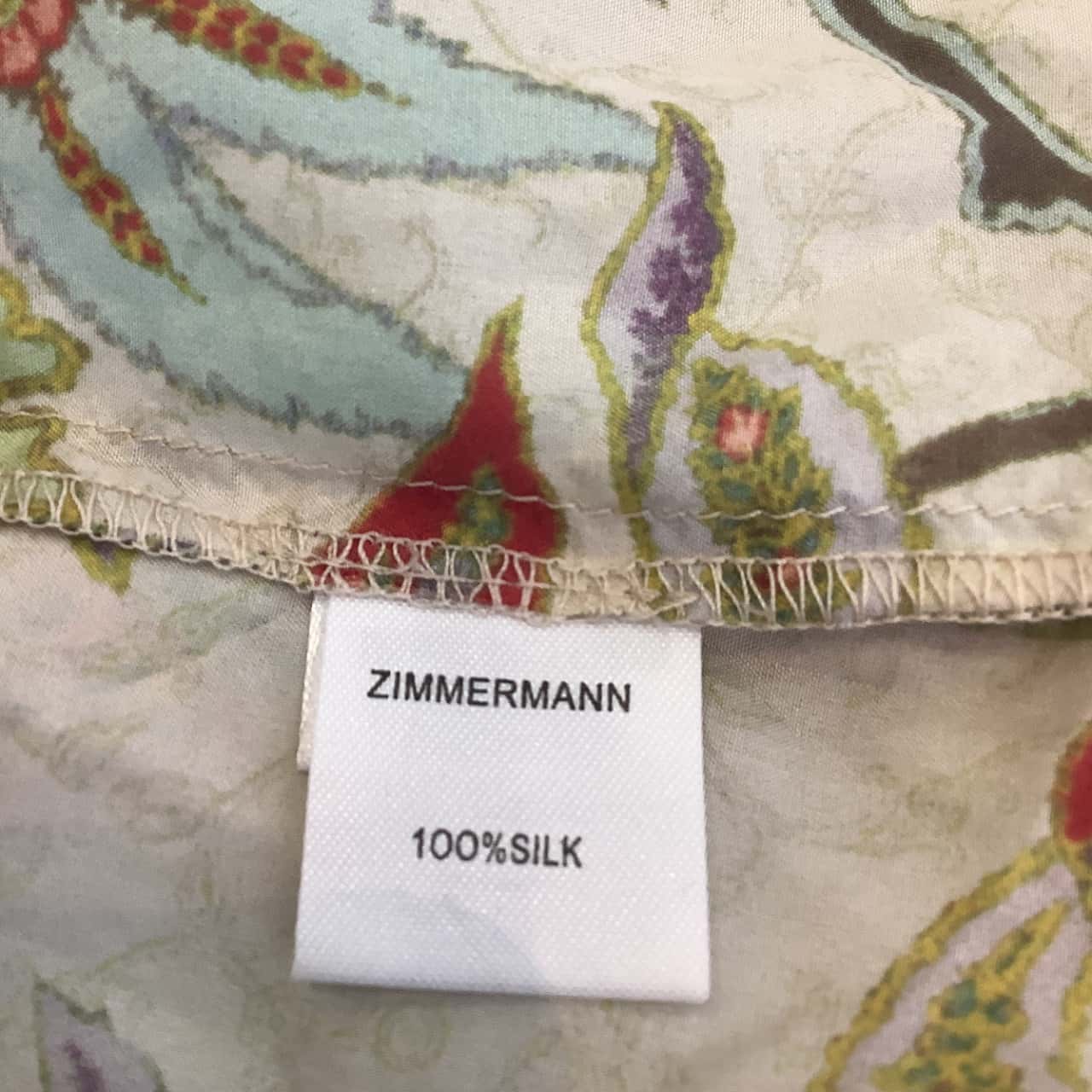 Zimmermann Womens AUS Size 11-12, Label Size 2 Halter Neck Silk Dress ...