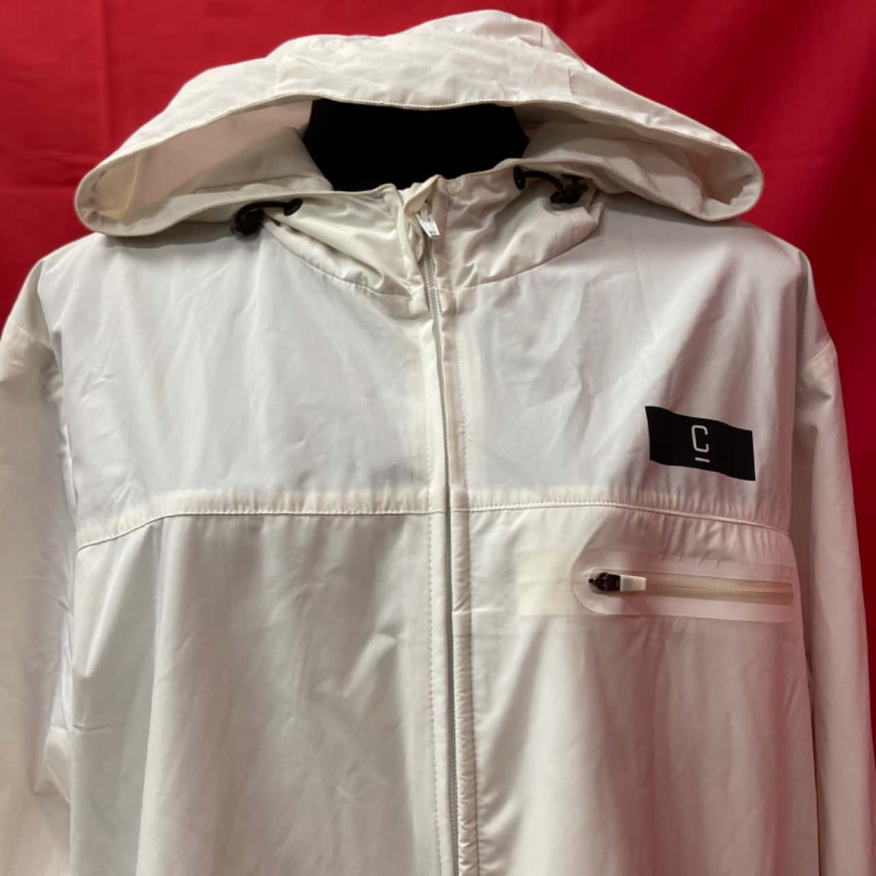 Carre Mens Size XXL Front Zipper / Hood Jacket White (s)