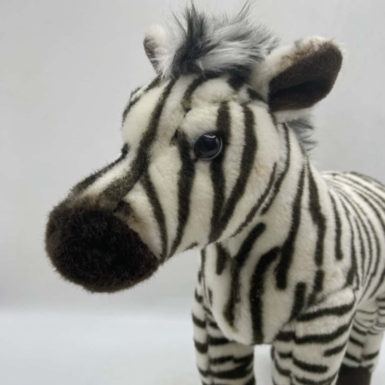 National Geographic Zebra 28cm Soft Plush Stuffed Animal Toy