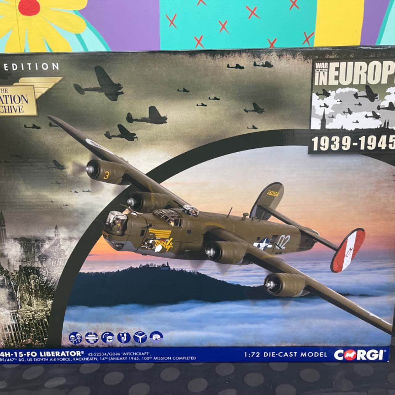 CORGI 1/72 CONSOLIDATED B-24H-15-FO LIBERATOR 42-52534/Q2-M 'WITCHCRAFT ...