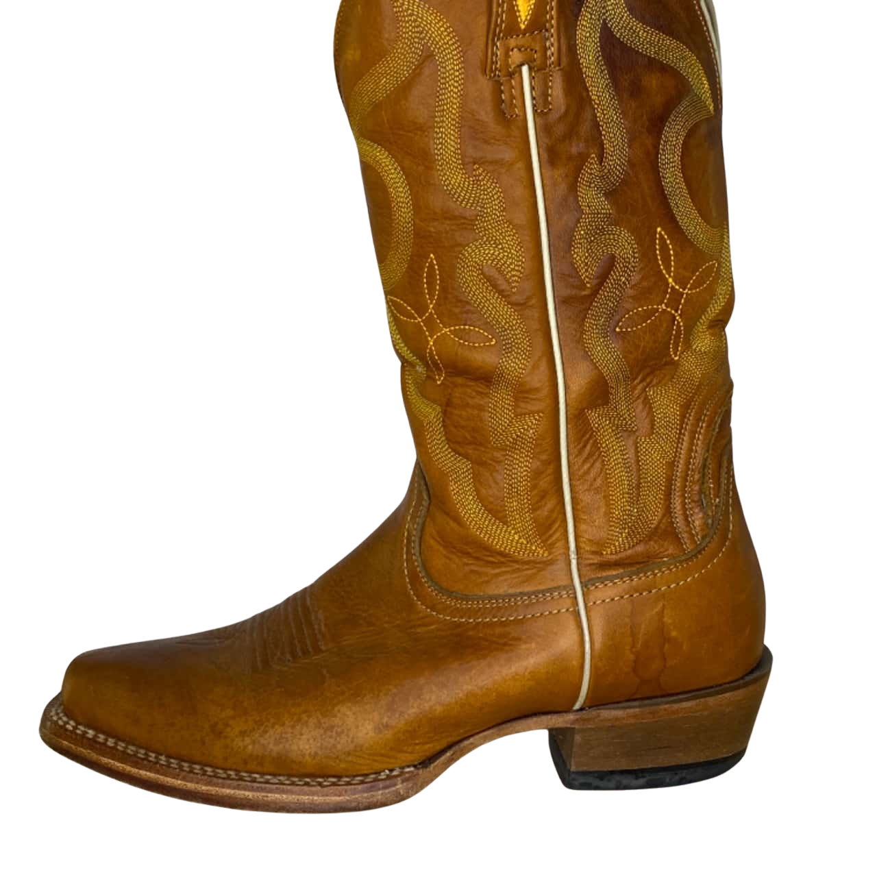 ARIAT Mens Leather Cowboy Boots Size 40.5W Brown / Pattern (s)