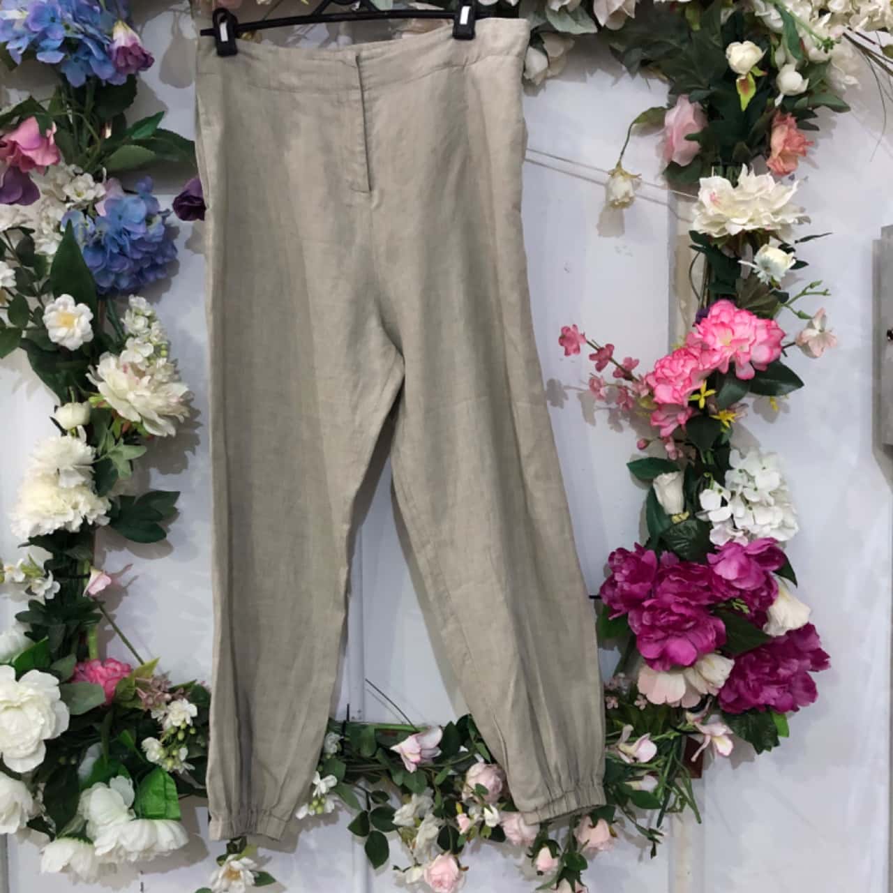 Morrison Size 3(14)Beige Trousers(s)