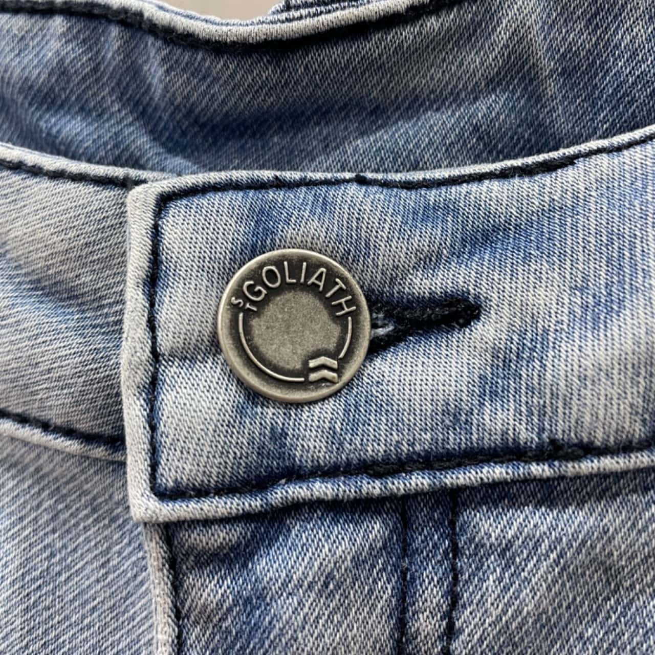 BNWT!! RRP $79.95!! St Goliath Brand!! Unisex Size 34 Denim Shorts Blue (s)