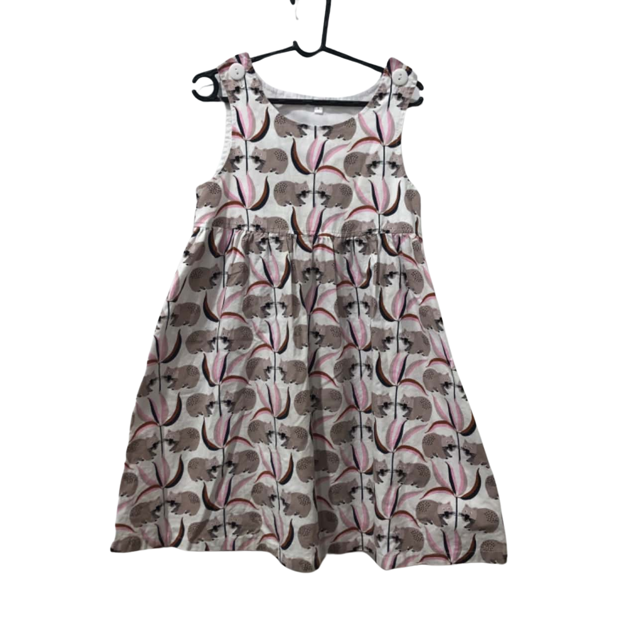 Kids Wombat Print Dress Size 5(s)