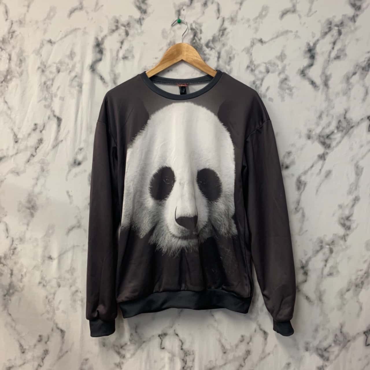 Mr. Gugu & Miss Go Oversized Panda Jumper Size S Black (s)