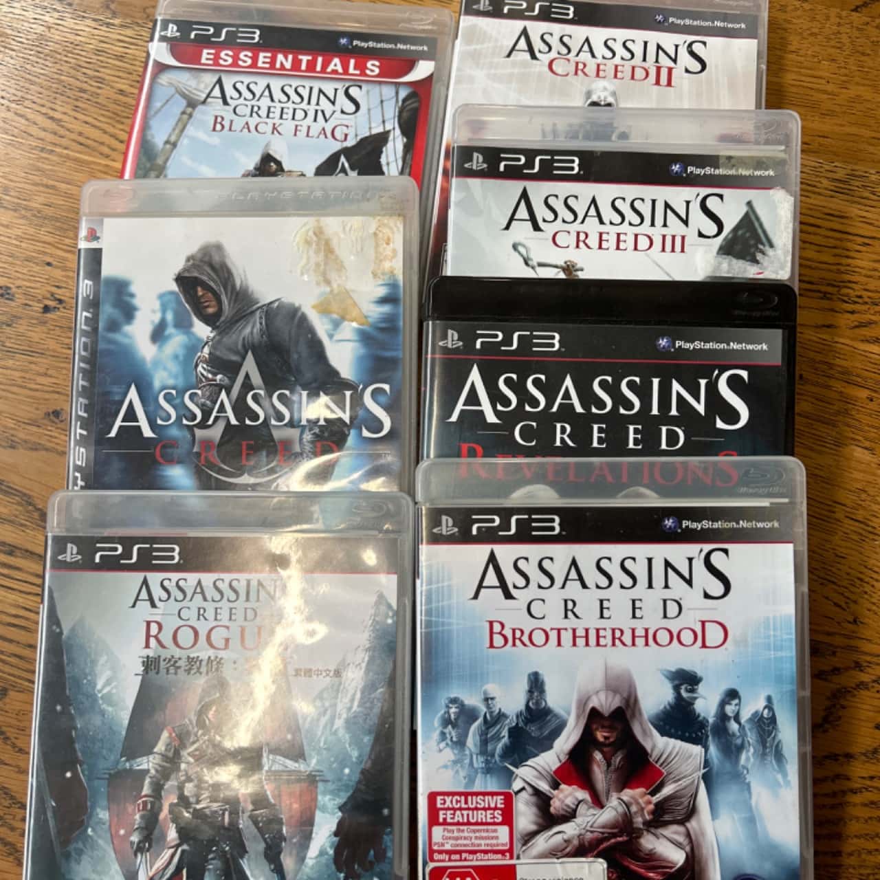 PS3 Assassins Creed bundle x7 games