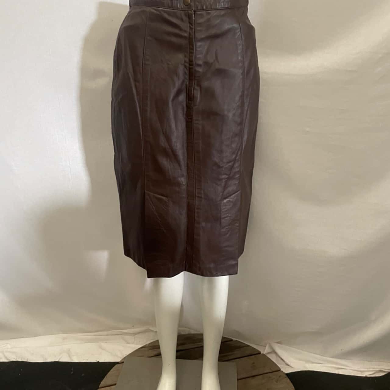 Sandra Layt Womens Size 14 A-Line / Leather Brown (s)