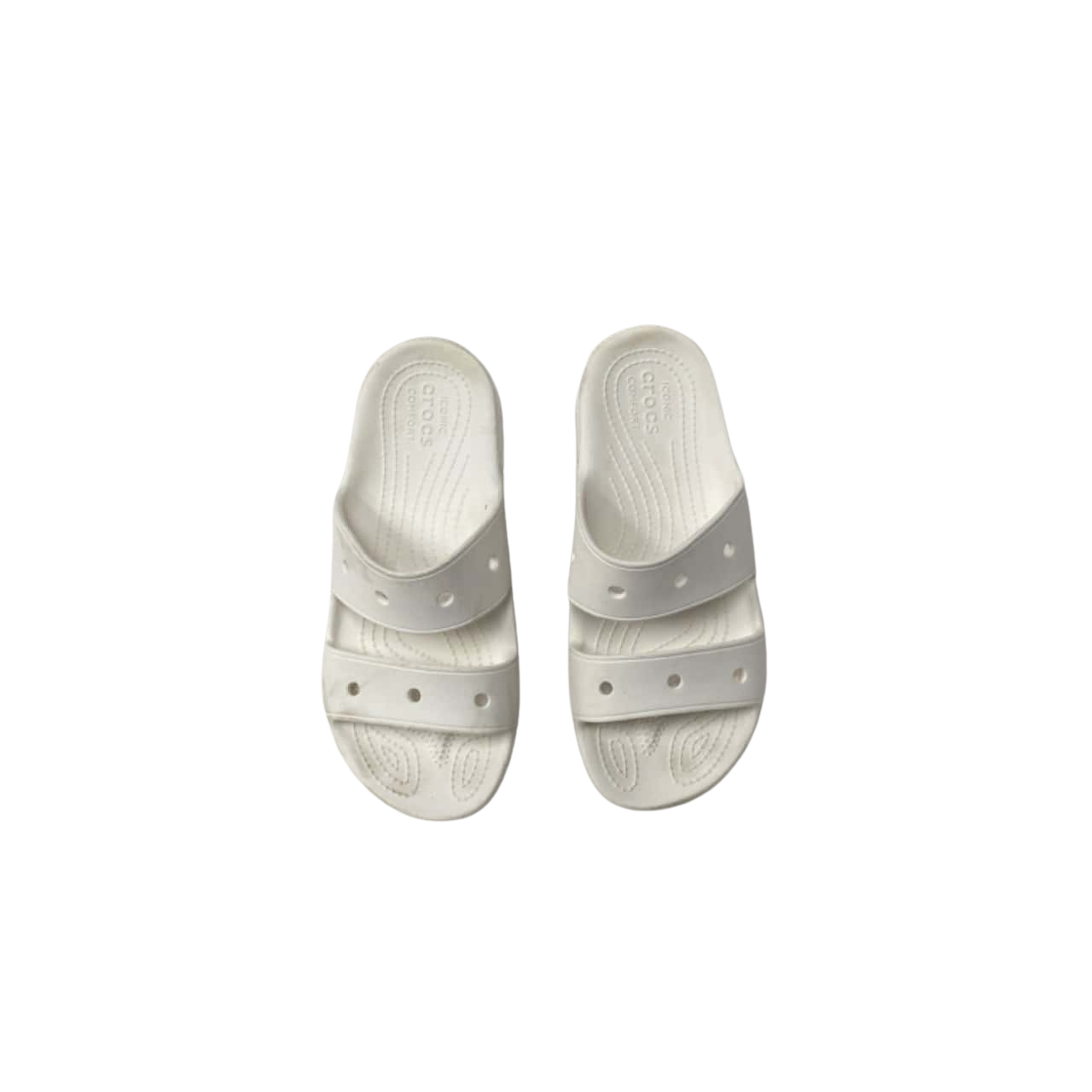Crocs White Unisex Classic Sandal Size M7 /W9 White