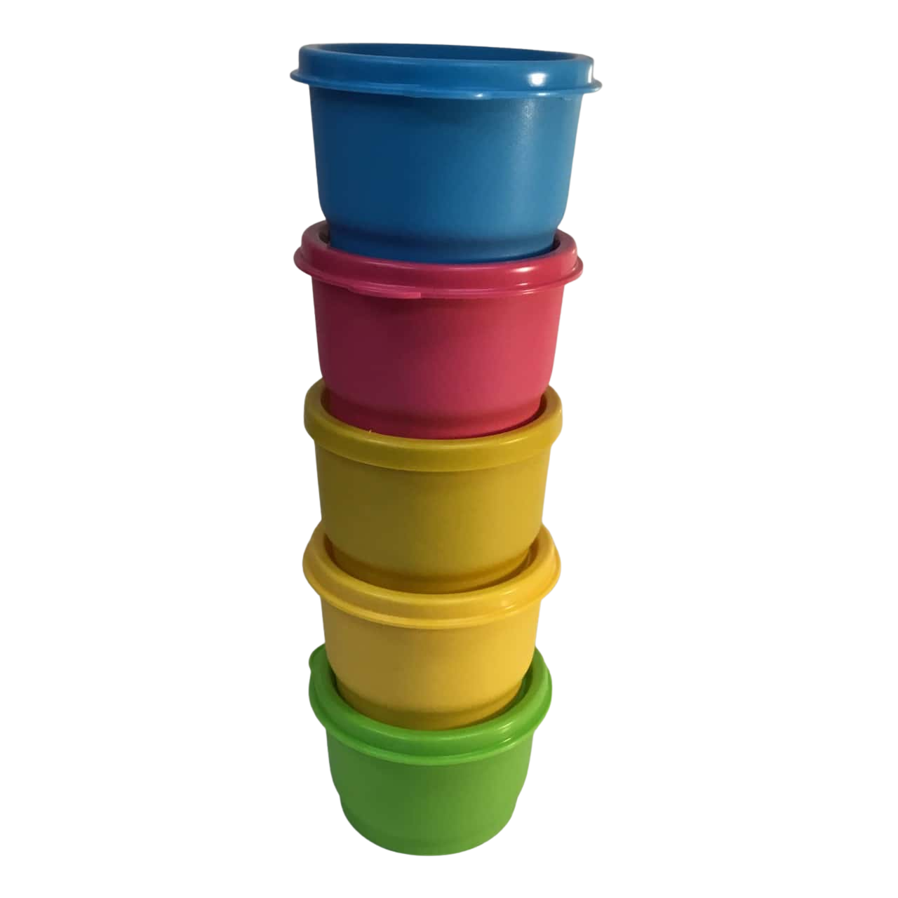 Tupperware Snack Containers x 5 as pictured(s)