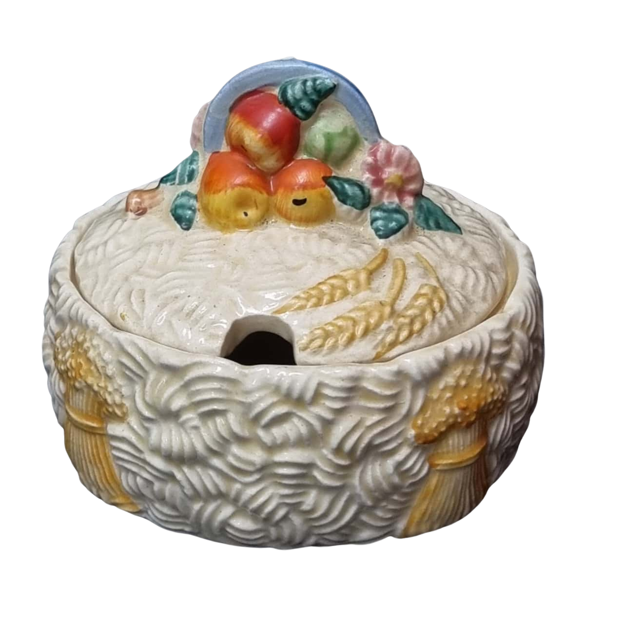 Vintage Clarice Cliff, Celtic Harvest Preserve Jam Pot, Newport Pottery ...