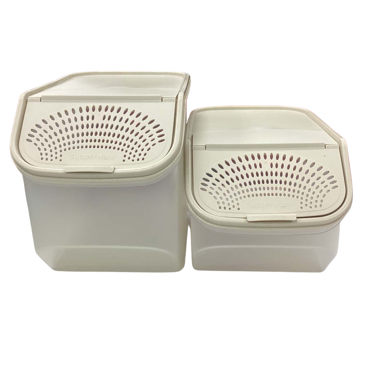 Lot of 2 Tupperware Modular Smart Potato & Onion Containers