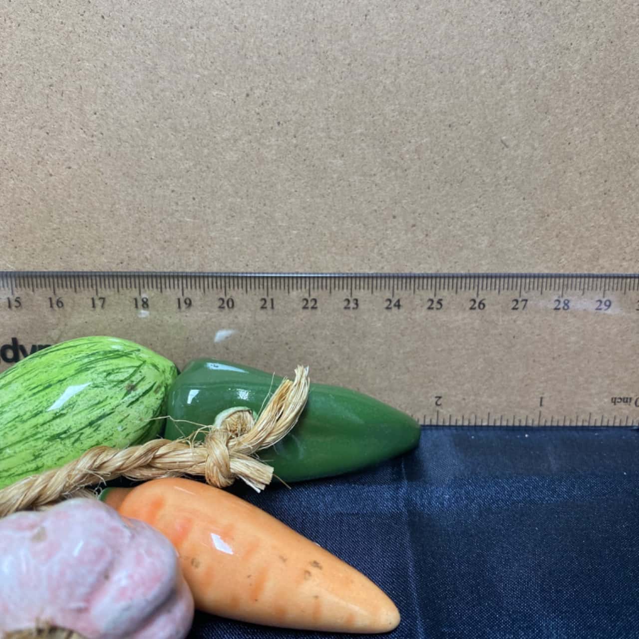 Vintage Rope With Hanging Vegetables