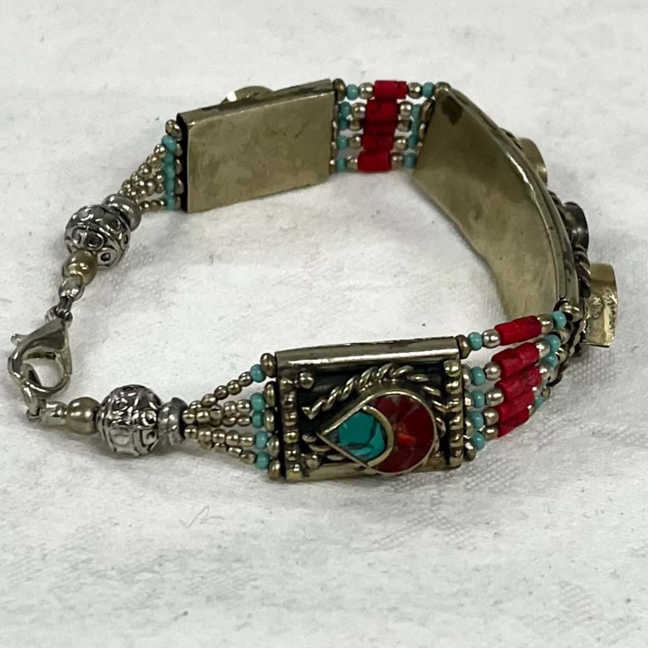 Boho Indian style silver bracelet (s)