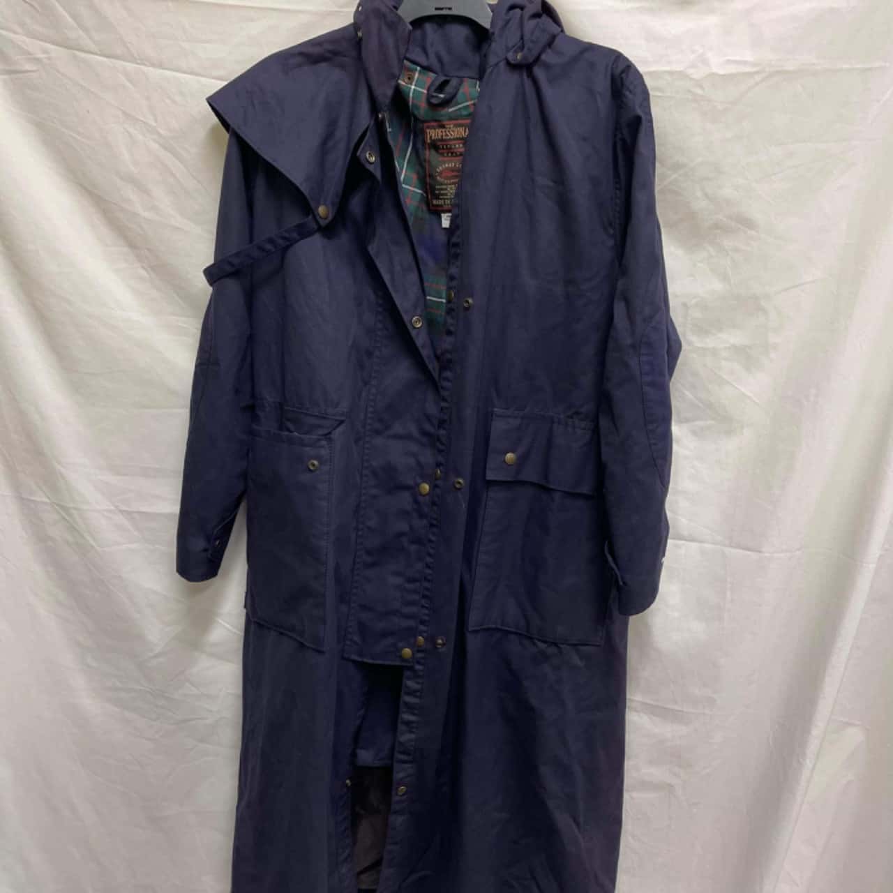 Thomas Cook Mens Size M Navy Blue Teflon Coat(s)