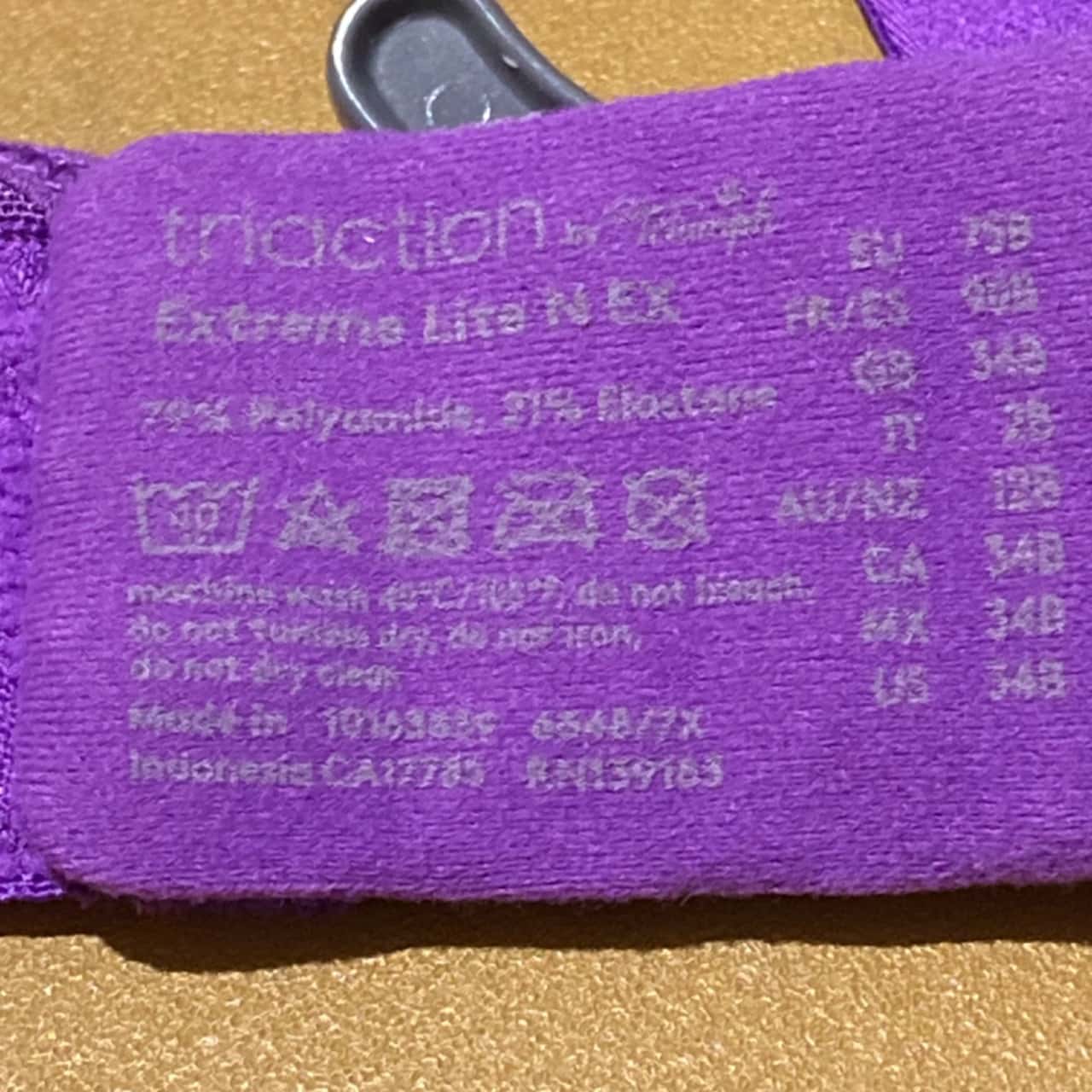 Womens TRIUMPH Purple Sportsbra(s)