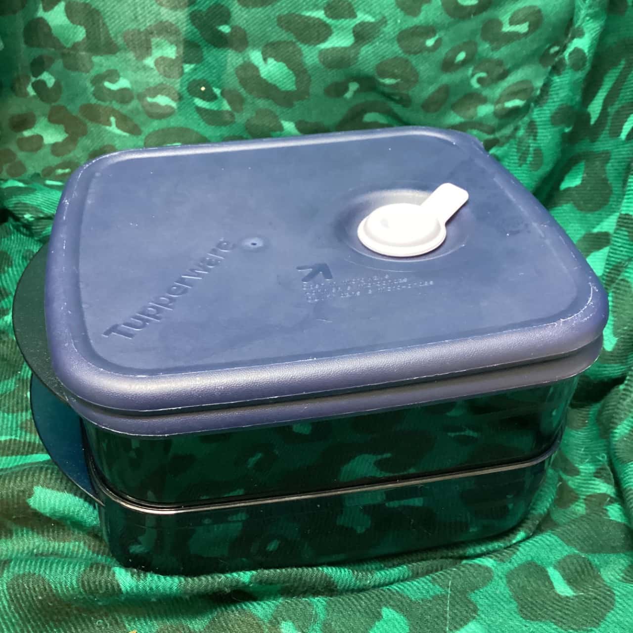 Tupperware Vent n Serve, Indigo Blue