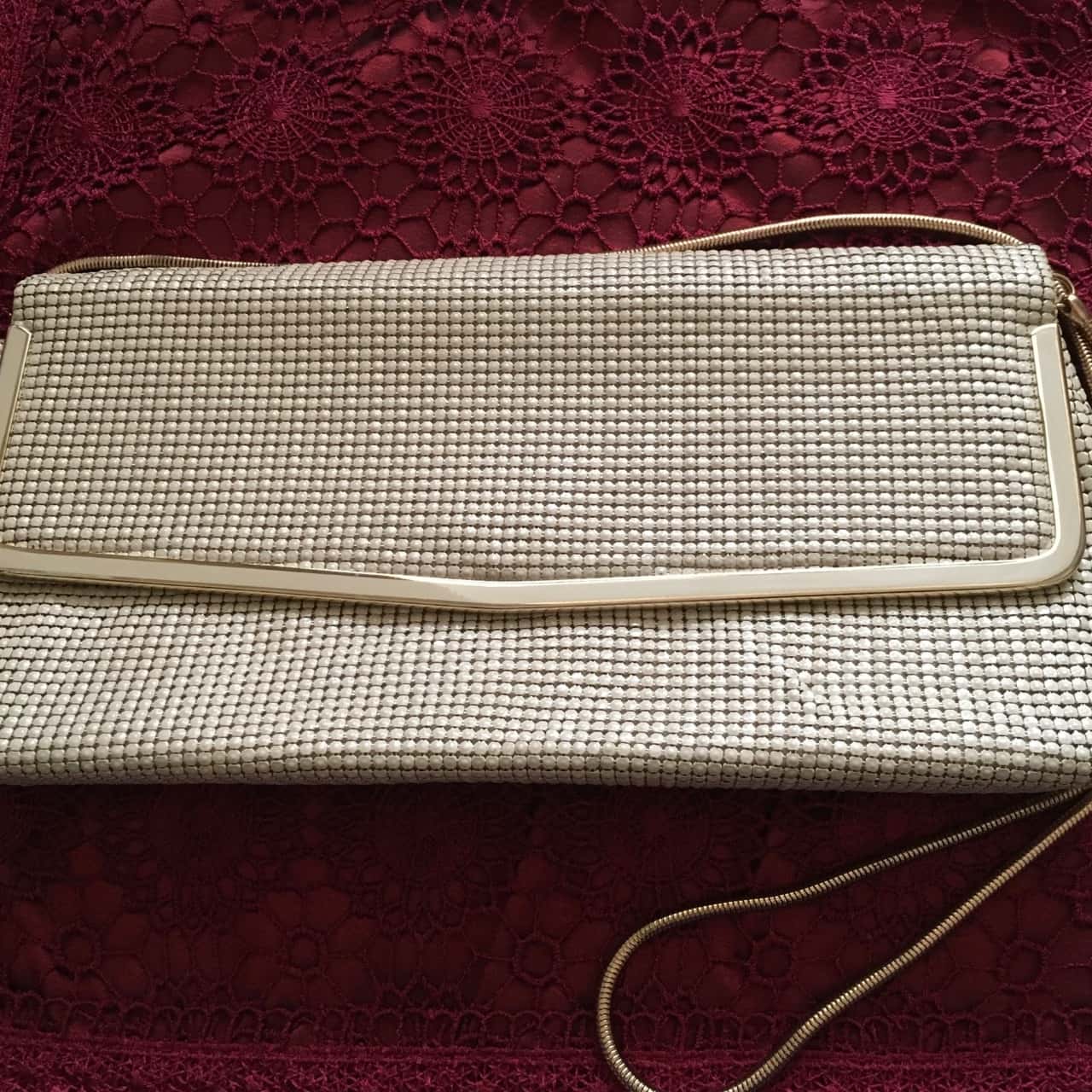 Glomesh Womens Gold Mesh Shoulder Bag/ Purse(s)