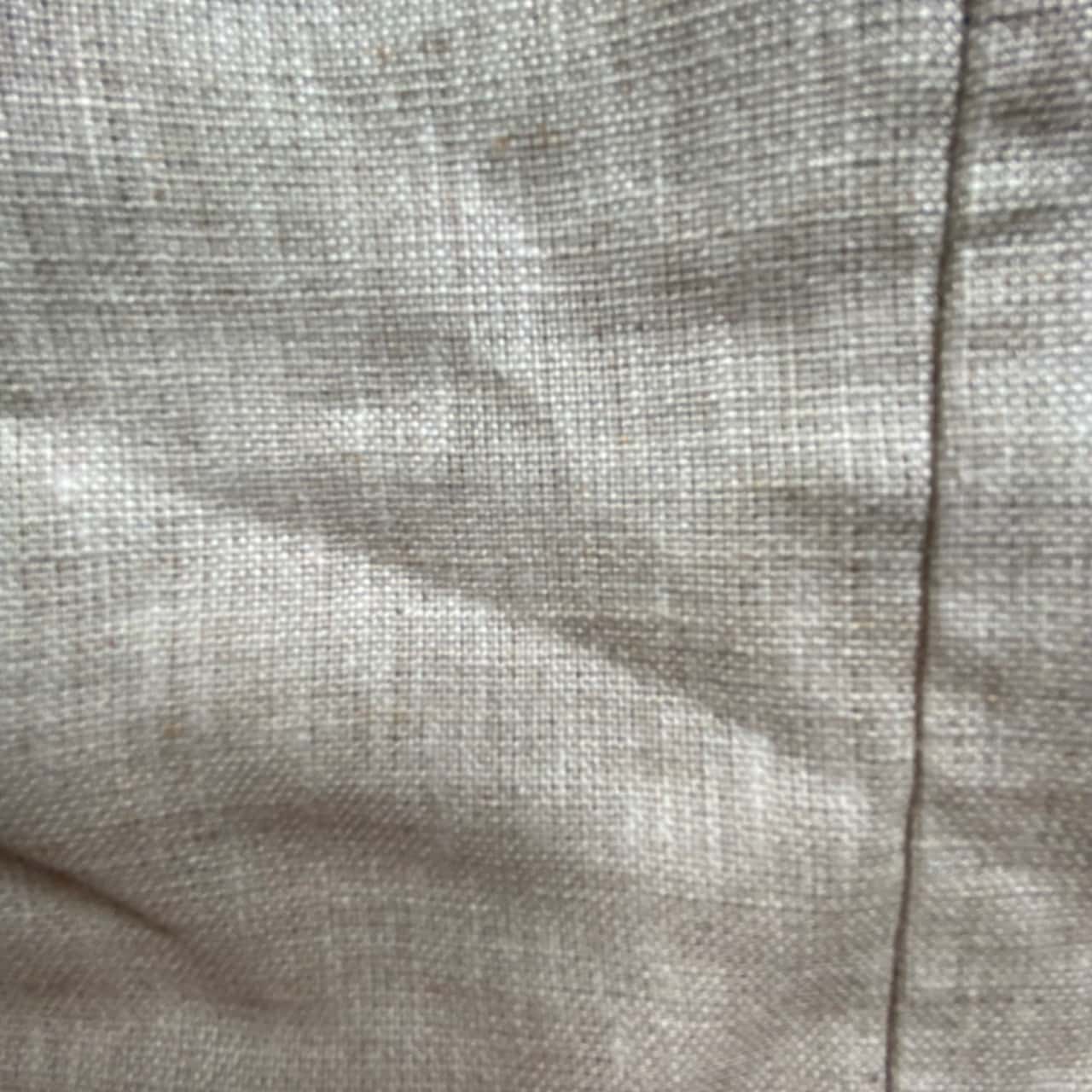 Dissh Womens Size 6 Natural linen sleeveless vest(s)