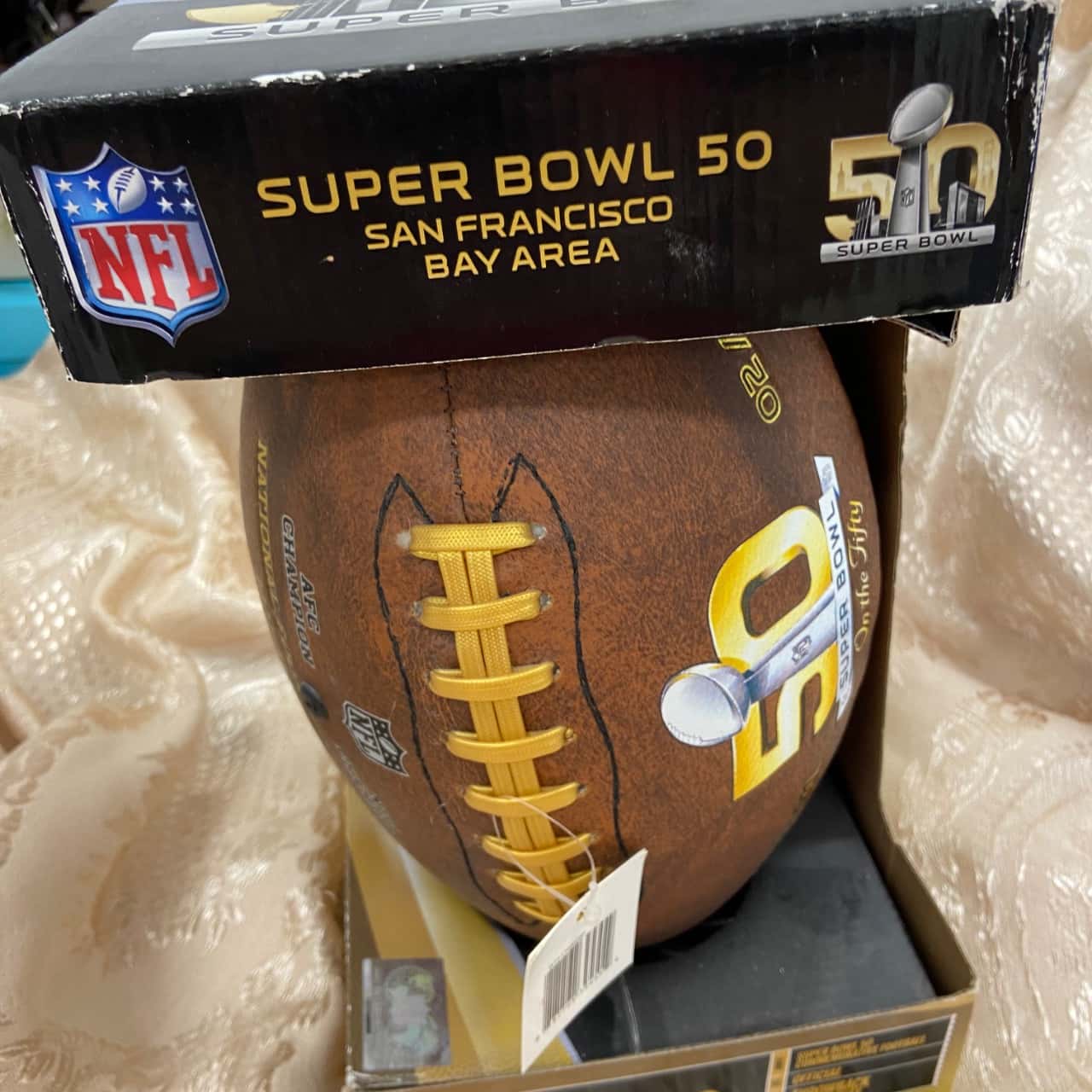 NFL Super Bowl commemorative football(s)