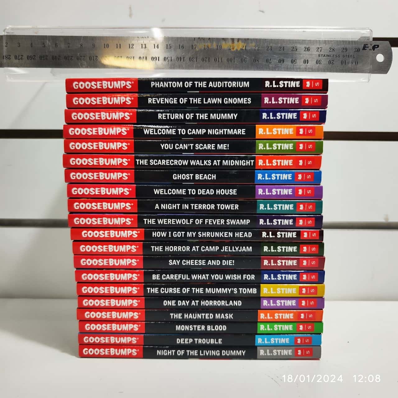 20x Goosebumps Books RL Stein (s)